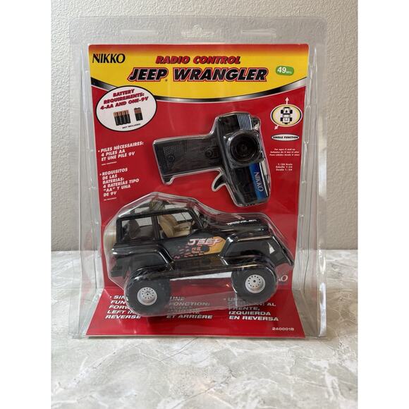 Nikko Ceramics | Toys | Nikko Jeep Wrangler 24 Scale Radio Control Rc ...